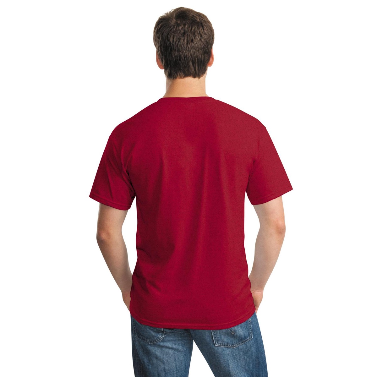 Gildan 5000 Heavy Cotton T Shirt Antique Cherry Red