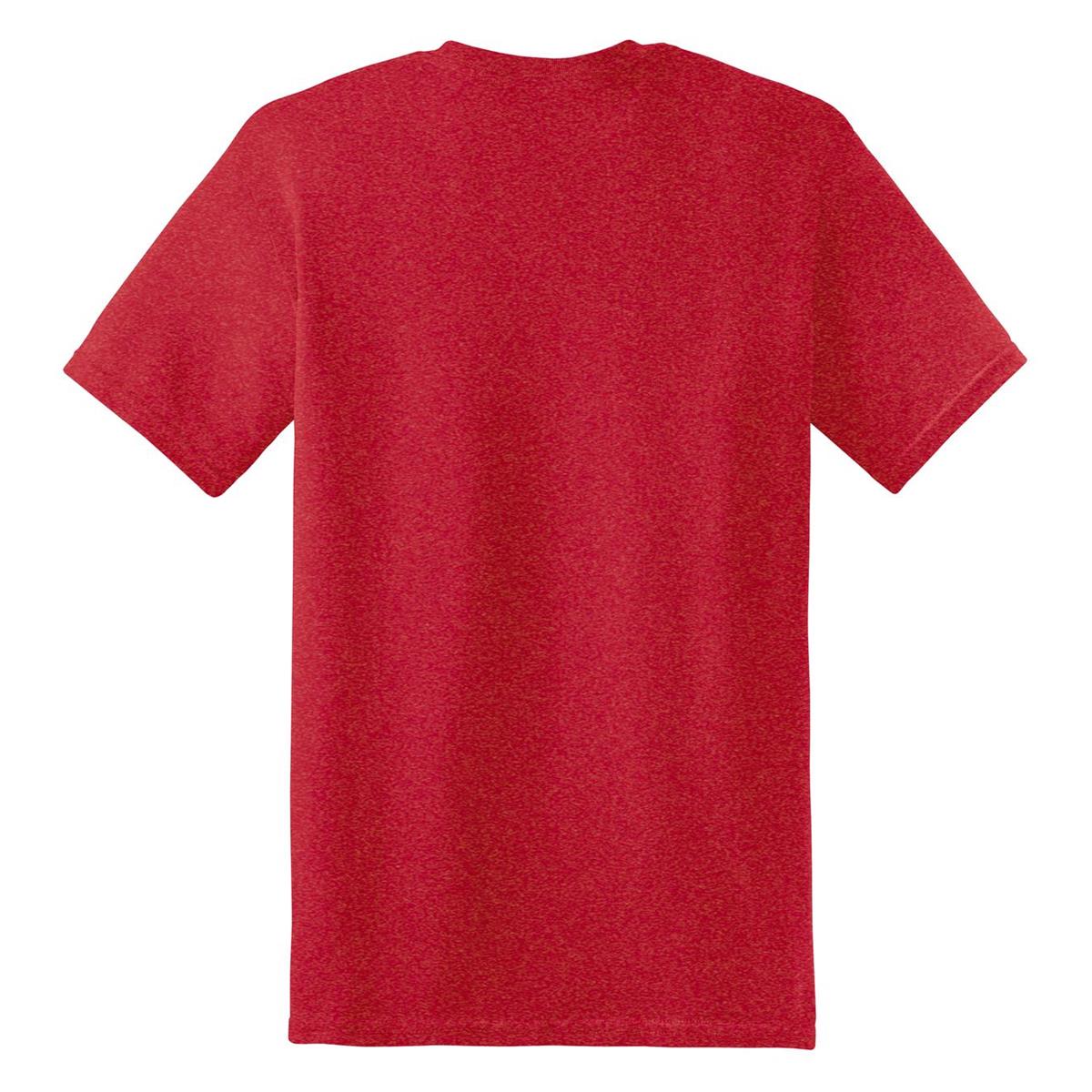 Gildan 5000 Heavy Cotton T Shirt Heather Red