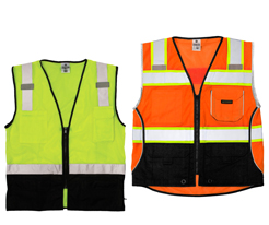 Black Bottom Safety Vests | FullSource.com